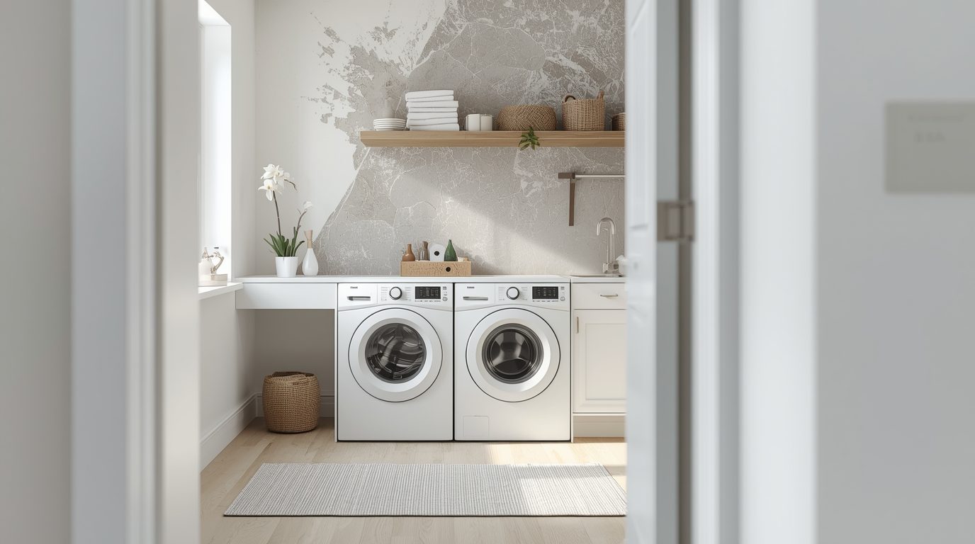 16 Stunning Accent Wall Ideas to Transform Your Laundry Room - Cosy Hous