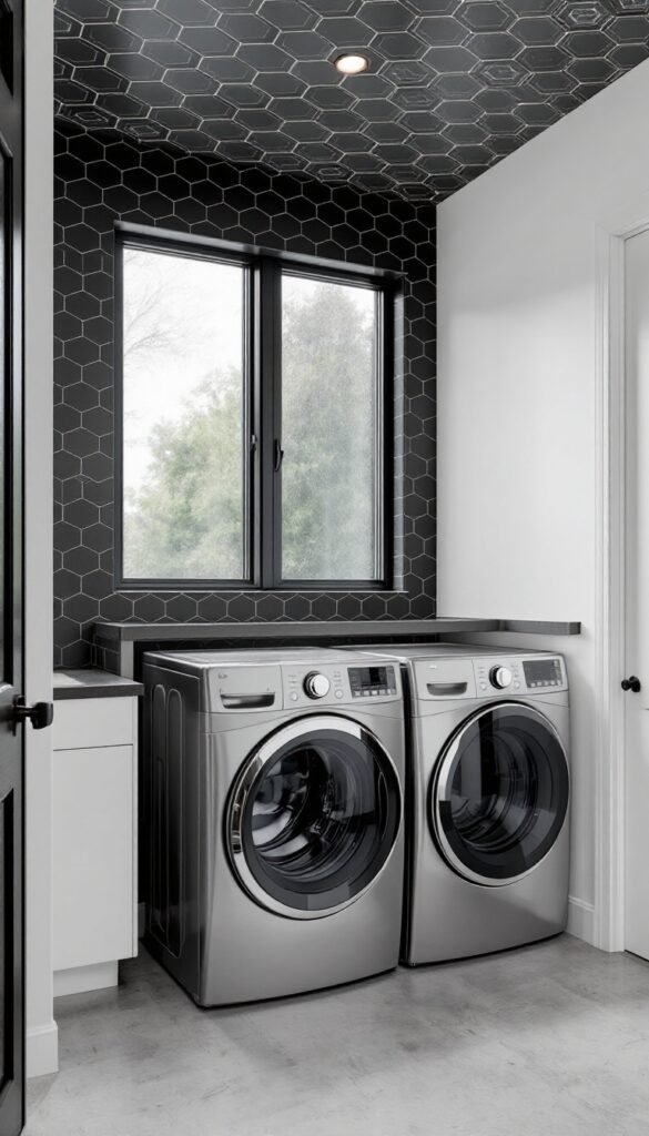 16 Stunning Accent Wall Ideas to Transform Your Laundry Room - Cosy Hous